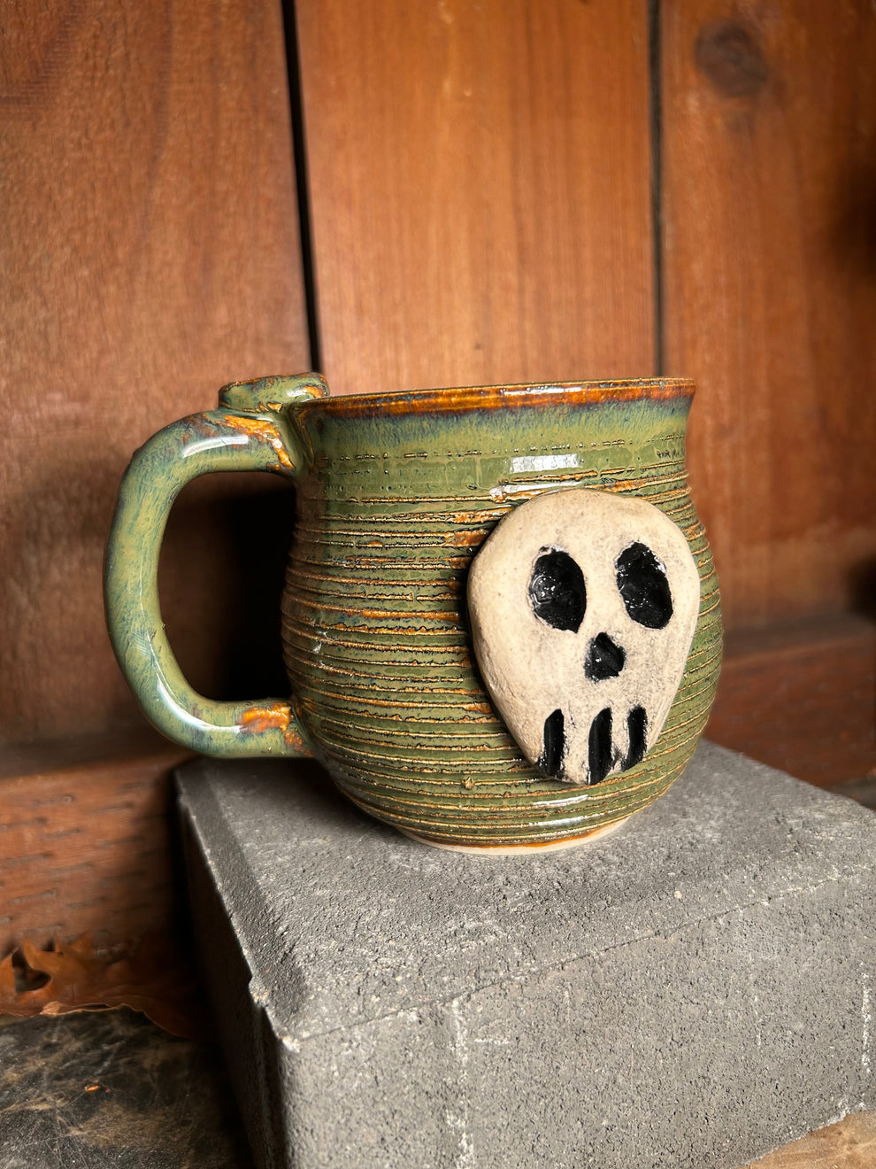 Green Skull Mug – Mudd's Abyss